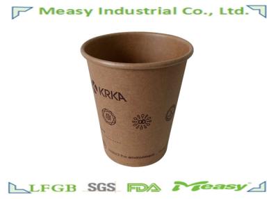 Cina Tazze a parete semplice asportabili della carta kraft Per caffè e tè caldi in vendita