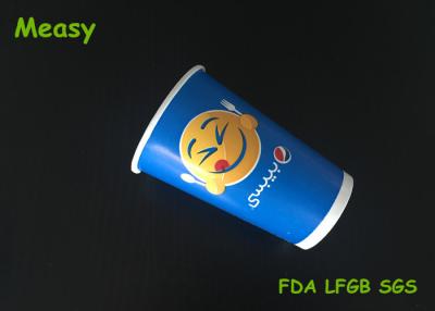 Cina Le tazze di carta fredde su ordinazione biodegradabili eliminabili con il sorriso Emoji hanno stampato in vendita