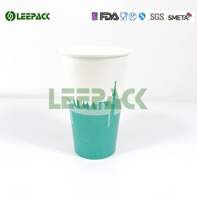China Biodegradable custom disposable Cold Paper Cups For Cola Lemon Juice Wholesale for sale