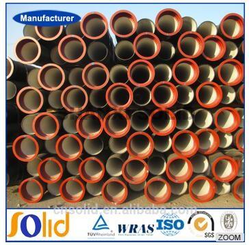 China ISO2531/ EN545 ductile iron pipe k9/c25/c30/c40 for sale