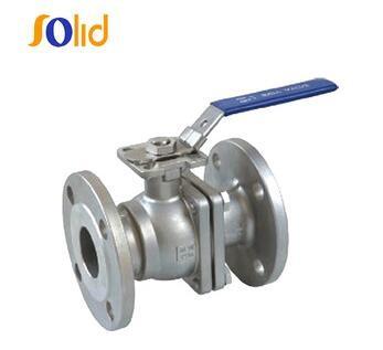 China Stainless Steel / cf8m /CS 2 Piece Flanged End Ball Valve for sale