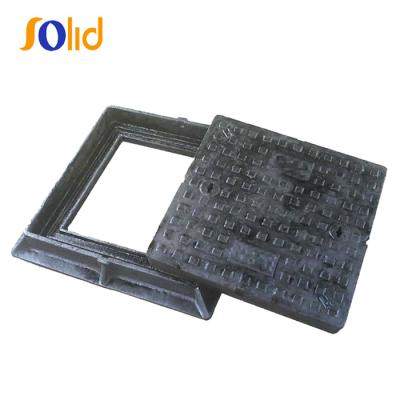 China Ductile Cast Iron Square Double Seal Manhole Cover & Frame for sale