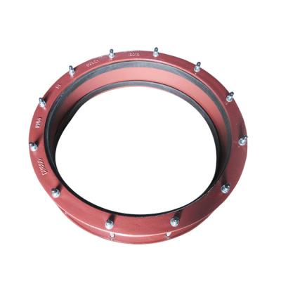 China Ductile Iron Red Color Flexible Coupling for DI Pipe for sale