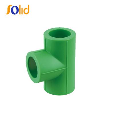 China DIN8077/8078 PPR plastic pipe fittings PPR Equal Tee for sale