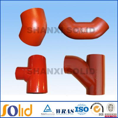 China Cast iron hubless pipe fittings ISO6594 for sale
