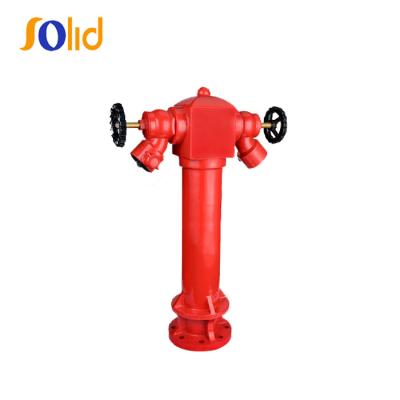 China Pillar Fire Hydrant, 2 Ways Fire Hydrant, Wet Type Fire Hydrant for sale