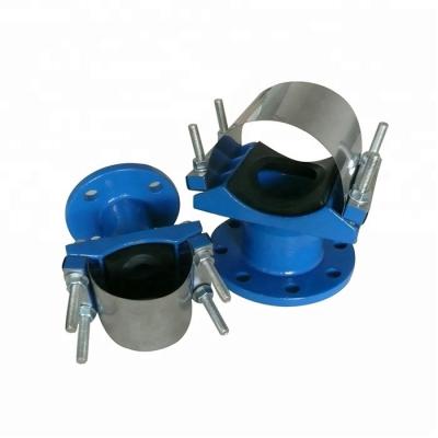 China Ductile Iron Saddle Clamp with flange branch for sale