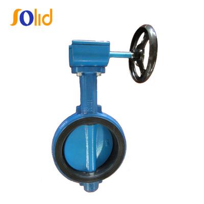 China Wafer or Lug Concentric Butterfly Valve with Worm Gear for sale