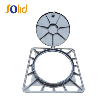 China High quality cast iron Sewer Cover Manhole Cover and Frame Mould DN600 for sale