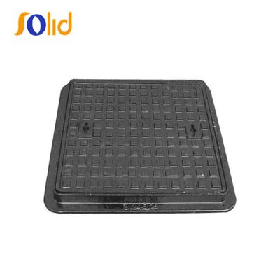 China 755X755mmB125 heavy duty 500mm,800mm,1000mm EN124 square ductile iron manhole covers for sale