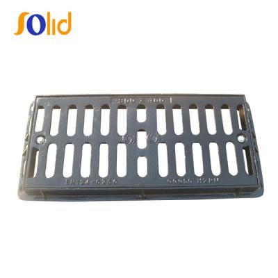 China EN124 Ductile Iron Road Drainage Gully Grating Cover for sale