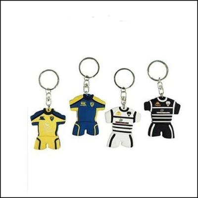 China Logotipo de borracha do presente da promoção dos keyrings de Keychain de pano do PVC à venda