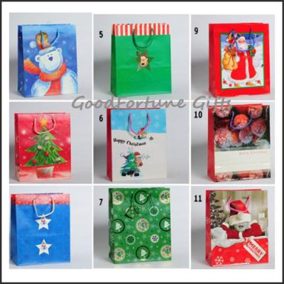 China lembrança impressa papel de embrulho da bolsa dos chridtmas da promoção à venda