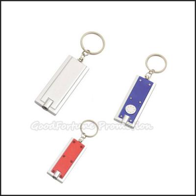 China A propaganda da promoção de Customed conduziu o logotipo impresso keyrings do keychain da tocha da lanterna elétrica à venda