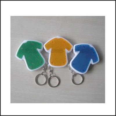 China Presente conduzido reflexivo impresso relativo à promoção do keychain dos keyrings do gancho da segurança da forma do saco do logotipo à venda