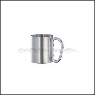 China A promoção imprimiu a garrafa de aço inoxidável do copo da bebida da água da caneca dos esportes do café dos carabiners do logotipo à venda