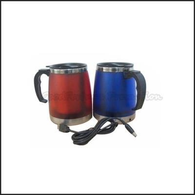 China Presente Electrothermal de aço inoxidável do copo da bebida da água da caneca do copo do curso de carro do usb da promoção à venda