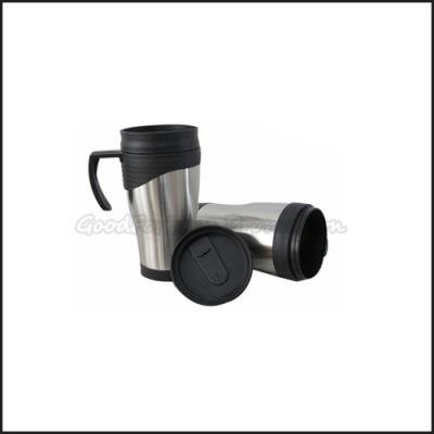 China A promoção imprimiu a garrafa de aço inoxidável do copo da bebida da água da caneca dos esportes do café do logotipo à venda