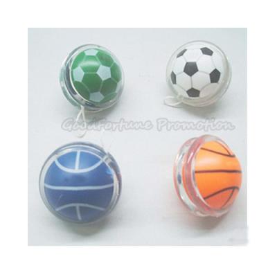 China a promoção quente do Abs da venda imprimiu o presente instantâneo conduzido logotipo do brinquedo da bola do yoyo à venda