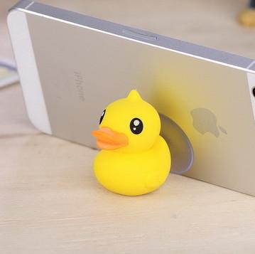 China Presente amarelo da promoção do suporte do telefone do pato à venda