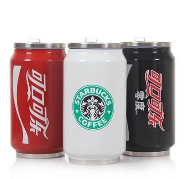 New creative gift product can double wall vacuum coloured stainless steel mugs cup