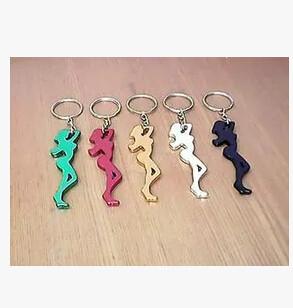 China Keyrings criativos novos do keychain do abridor de garrafa da beleza do metal do produto do presente à venda