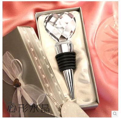 China Bujão de cristal criativo novo do abridor de garrafa do presente de casamento do produto do presente à venda