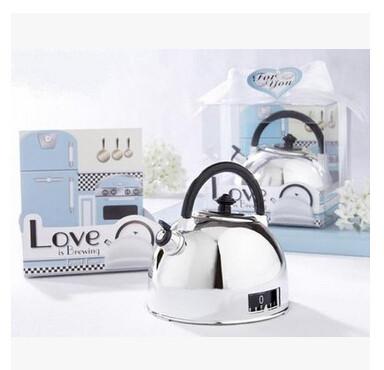 China New creative promotion gift product wedding gift The kettle kitchen timer for sale