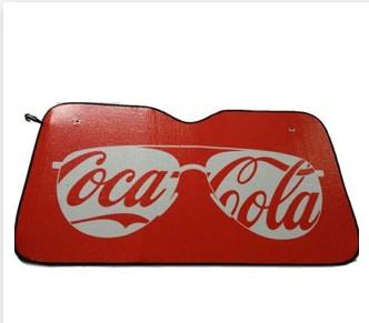 China New Creative customed logo car foldable bubble foil front back sunshade for sale