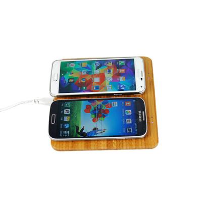 China Wooden wireless charger for all QI enabled device power bank for sale