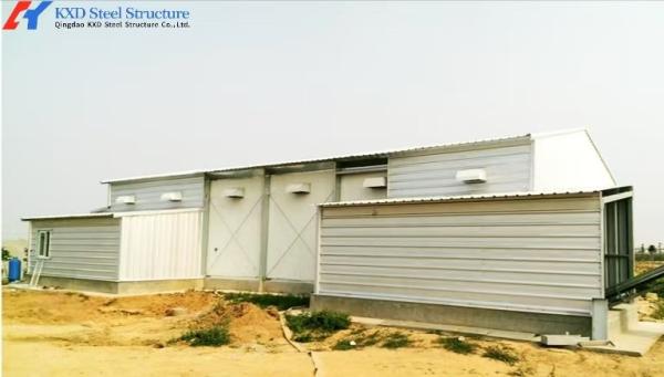 Quality Prefabricated Light Weight Steel Structure Chicken House Shed ISO9001 CE for sale