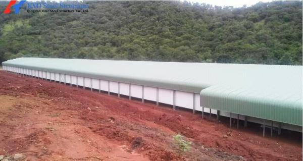 Quality Prefabricated Light Weight Steel Structure Chicken House Shed ISO9001 CE for sale