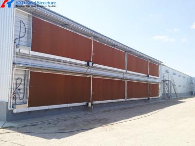 China Q235 Q345 Steel Structure Broiler Chicken House Customized For Efficient Meat Yield for sale
