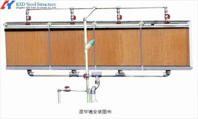 China Strong Poultry Farm Cooling Pad Wall Cooling System Wet Curtain Evaporative Cooling Pad for sale
