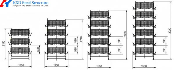Quality A Type H Type Battery Cage Automatic Feeding System For Broiler Poultry Farming for sale