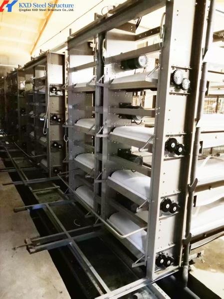 Quality 3 Tiers-10 Tiers Poultry Farm Cage Automatic Feeding Chicken House Cage for sale