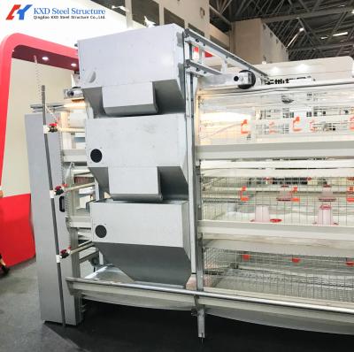China Silo Galvanized Poultry House Equipment Automatic Broiler Chicken Poultry Farm for sale