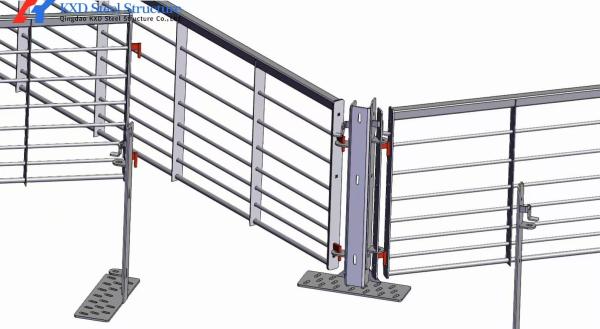 Quality Modern Steel Poultry Farm Shed Construction , Piggery House Steel Shed Buildings for sale