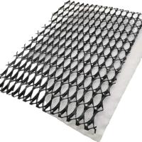 China HDPE Plastic 3D Triplanar Composite Drainage Geonet 7mm Thickness 1400gsm for sale