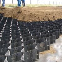 China HDPE Plastic Geocell 75-200mm Height for Road Basement Soil Stabilization and Erosion Control for sale