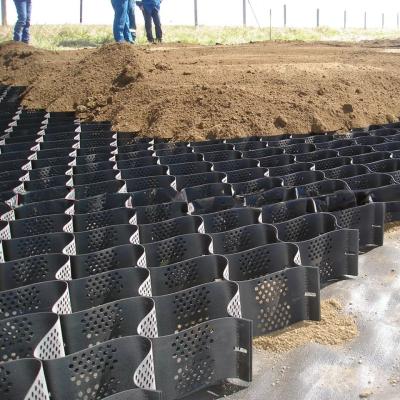 China Geocelha HDPE para estabilização de cascalho e reforço de parede de retenção à venda