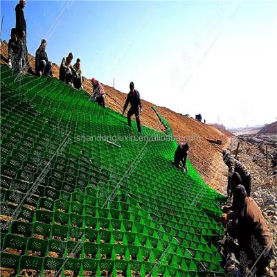 中国 グラフィックデザイン 砂岩の安定化のための能力のあるジオセル 黒 黄色 白 緑 販売のため