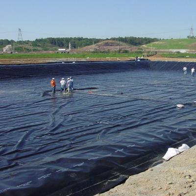 Cina Rivestimento di stagno con geomembrana di superficie liscia o tessuta in HDPE per il progetto di diga in Sudafrica in vendita
