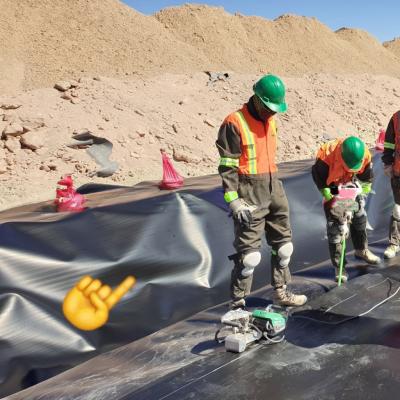 Cina 1 mm 1,5 mm 2 mm HDPE Geomembrane Welding Machine progettata per le esigenze dell'acquacoltura in vendita