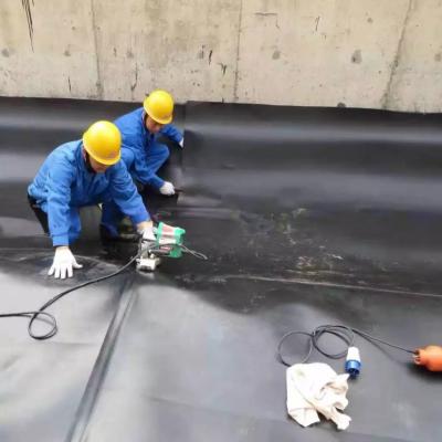 Китай Геомембрана из HDPE с двойной гладкой/двойной текстурой поверхности для пластмассового водонепроницаемого водонапорного линера продается