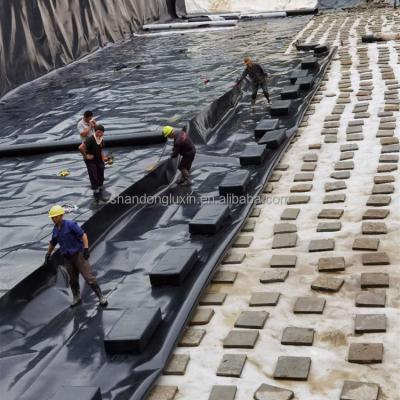 Cina Geomembrana a punto di colonna Membrana impermeabile a doppio lato con lunghezza 50-200m/rollo in vendita