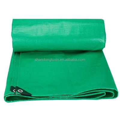 中国 トラックカー用 パーソナル HDPE タールパウリン 双面緑色 PE タールパウリン 幅 2m-100m 販売のため