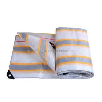 Cina 500D Tarpaulin rivestito in PE per cantieri di costruzione Blocco a prova di sole a prova di pioggia a prova di umidità in vendita