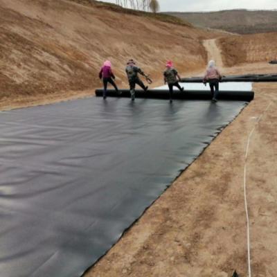 Cina Superficie doppia liscia Geomembrana da 1 mm per resistenza alle alte e basse temperature in nero in vendita