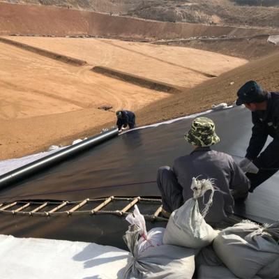 Cina LLDPE Geomembrana Geomembrana Dighe Pesci allevamenti Serbatoio stagno Liner 0,5 mm 1 mm 1,5 mm 2 mm in vendita